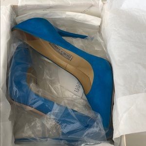 Jimmy Choo | Shoes | Jimmy Choo Anouk Pump Suede Turquoise 395 | Poshmark